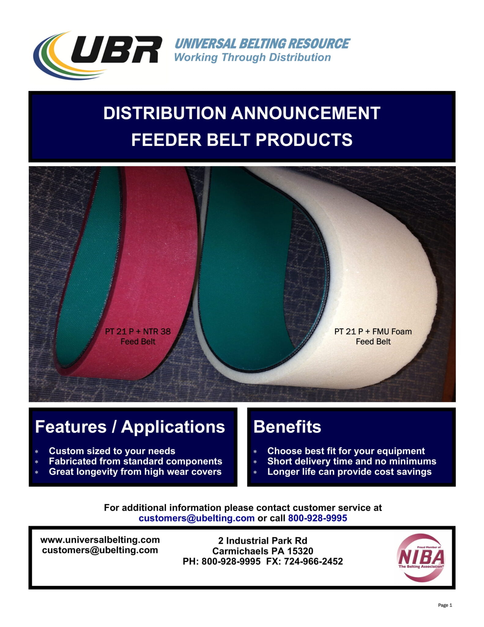 Universal Belting Resource