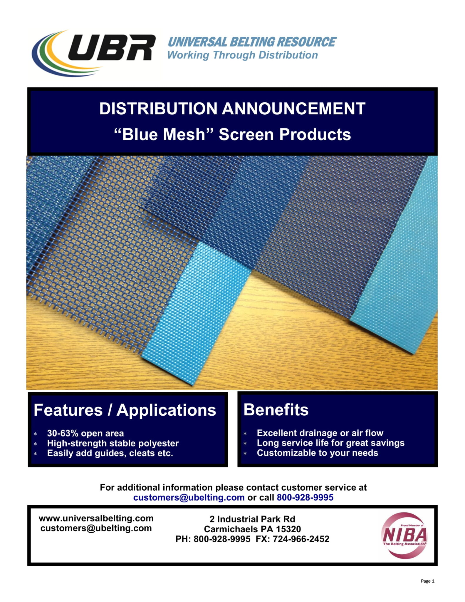 Universal Belting Resource