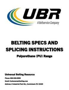 Polyurethane (PU) Belting – Universal Belting Resource